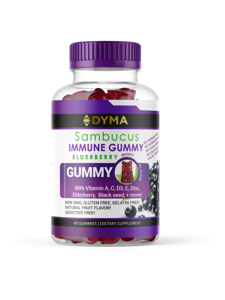 DYMA® ELDERBERRY BLACK SEED OIL IMMUNITY GUMMIES FOR KIDS + ADULTS - DYMA®